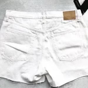 rag & bone | Shorts | Rag Bone Optic White Button Fly Denim Shorts 3 ...